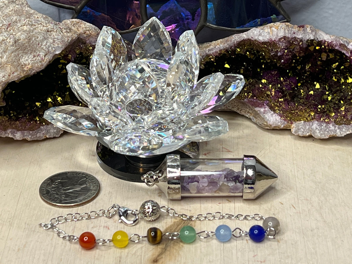 Assorted Chip Pendulums – Crystal Intuition Az